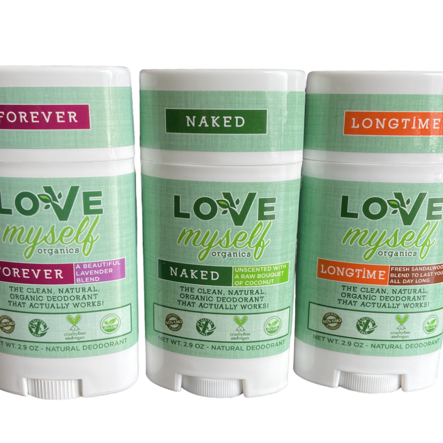 Organic Deodorant 3 Pack - Love Myself Organics